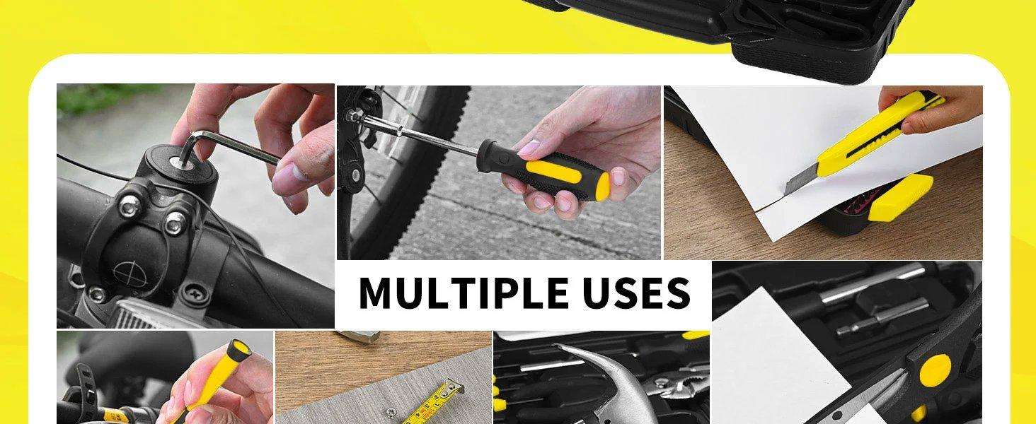 Tool Kit Basic Home Repair Tool Set, General Household Hand Tool Kit ...