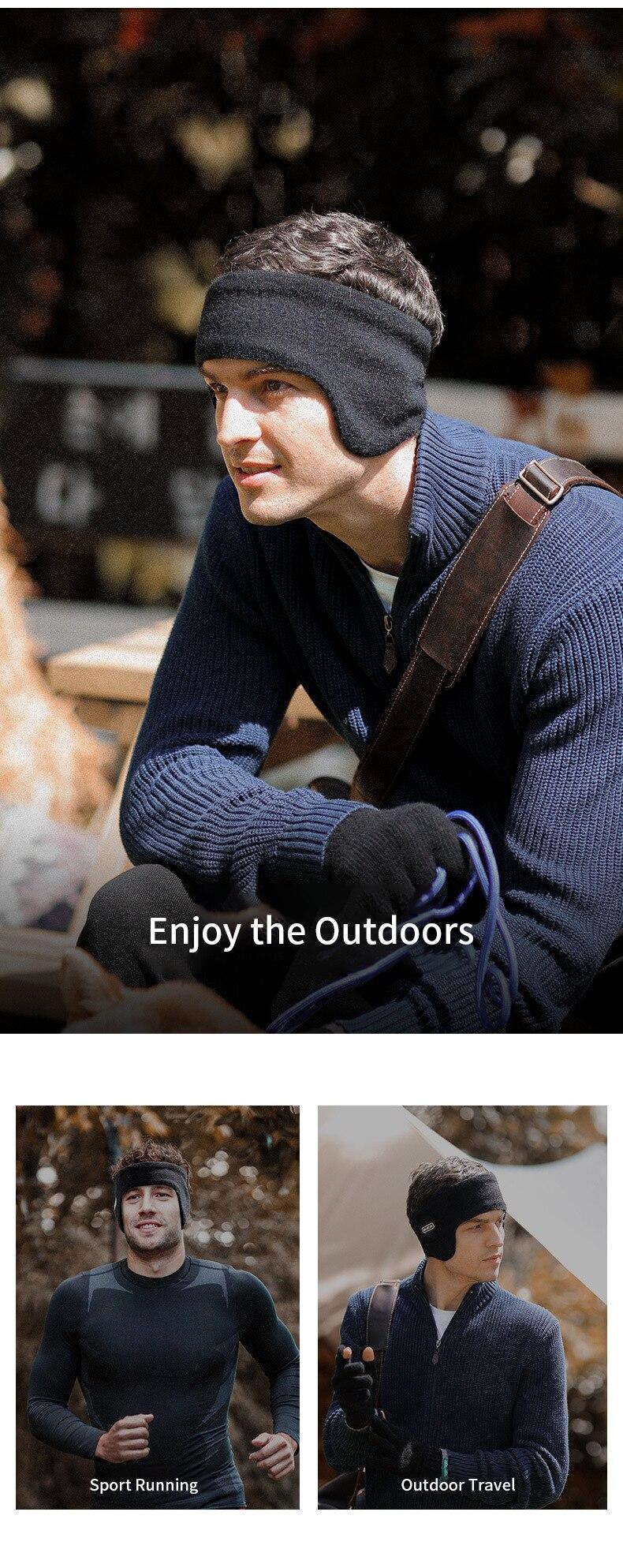 Winter Men's Padded And Thickened Ear Warmers To Prevent Cold And Wind ...