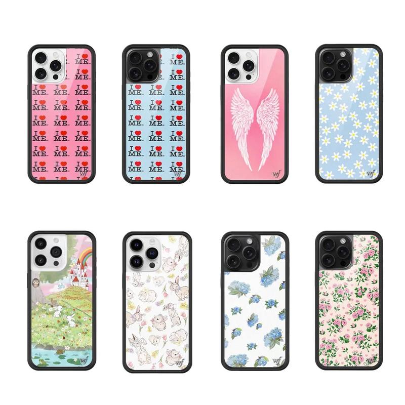 New Wildflower Angel Wing Phone Case for iPhone 17Pro 12 13 14 15 16 ...