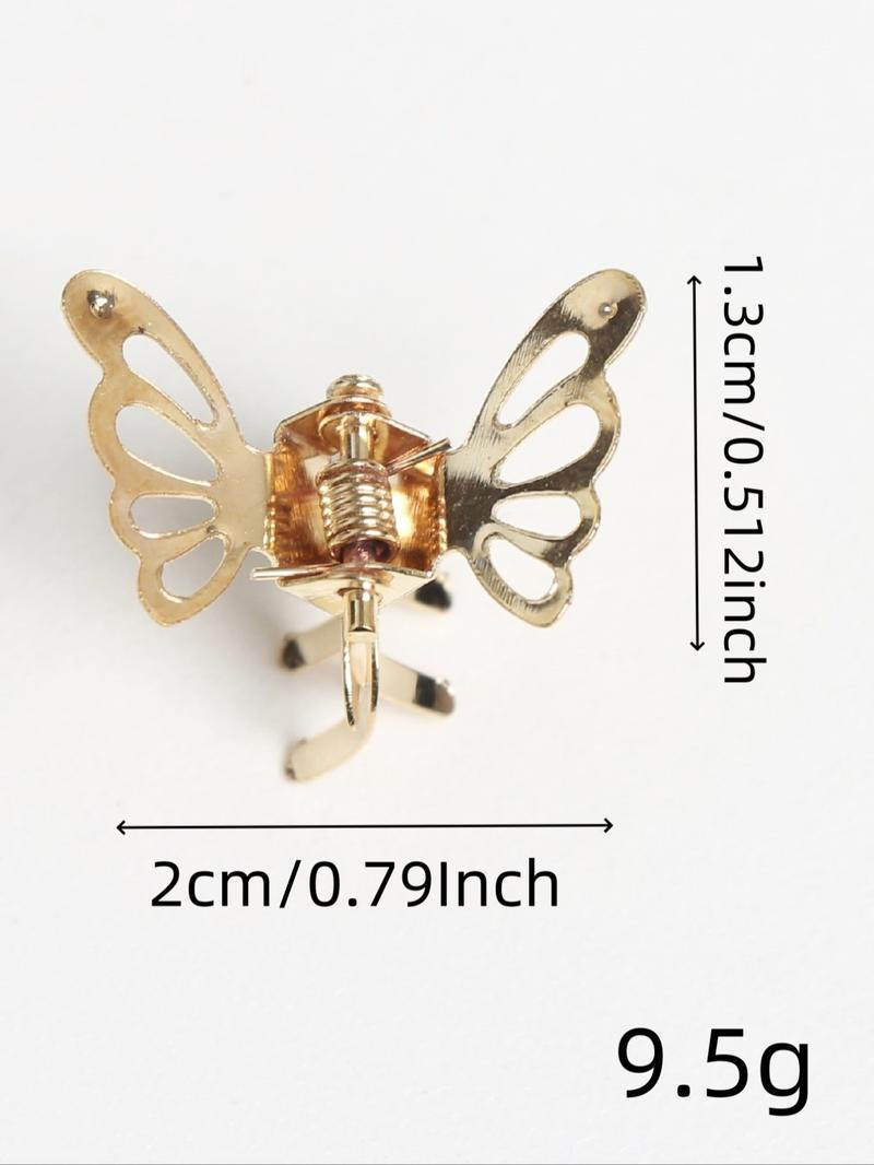 Cute Butterfly Design Hair Clip, Hollow Out Design Hair Accessories for ...