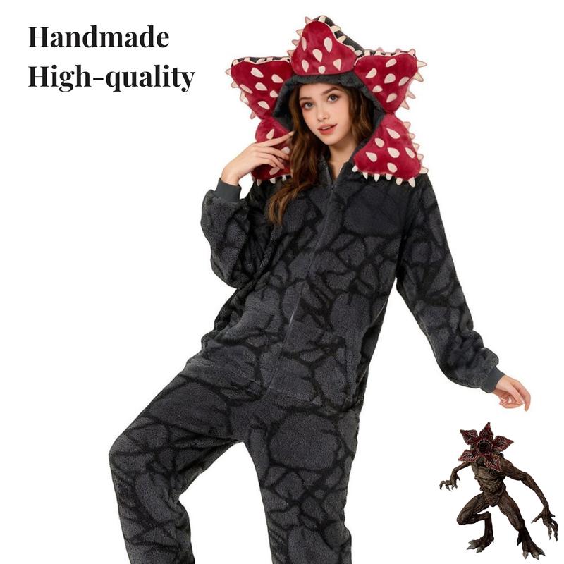 Truly High-quality Stranger Things Demogorgon Cosplay One-Piece Pajamas ...