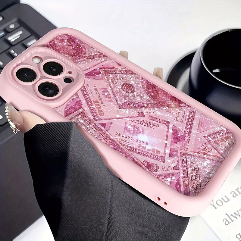 1pc of Pink High Bamboo Design Shockproof Ultra-Thin Anti-Drop Phone ...
