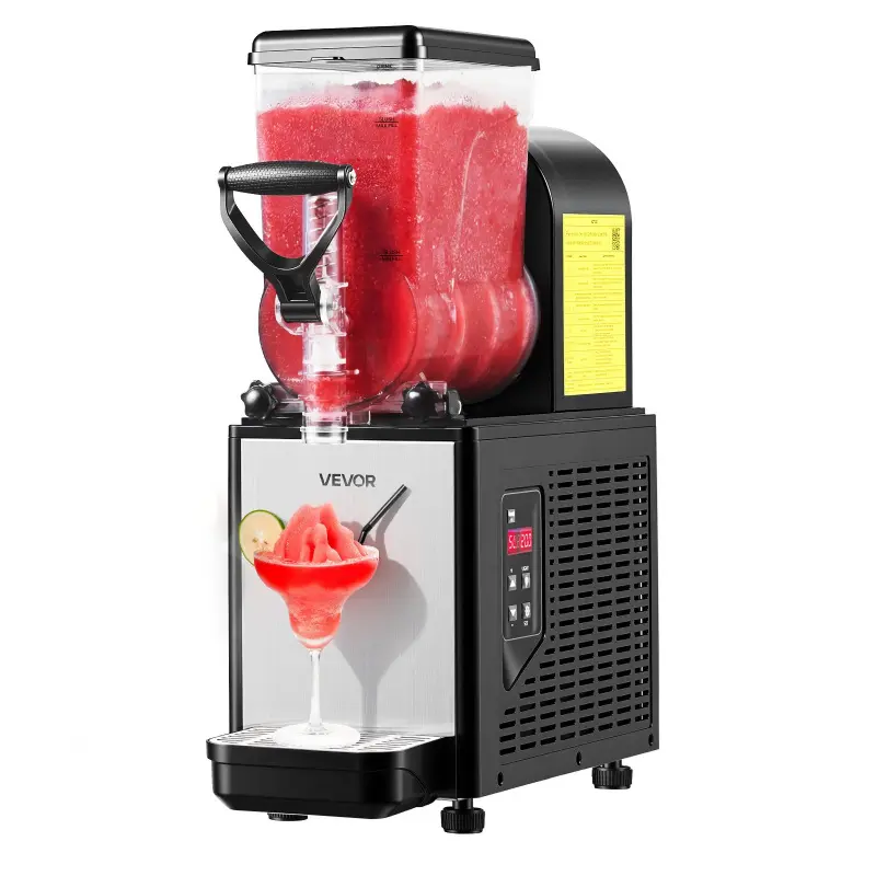 VEVOR Slushie Machine, 6L/1.6Gal Commercial Slushy Maker, Frozen Drink ...