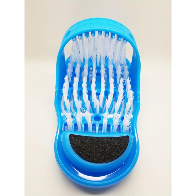 1pc Exfoliating Foot Scrubber with Suction Cup, Plastic Foot Wash Brush ...