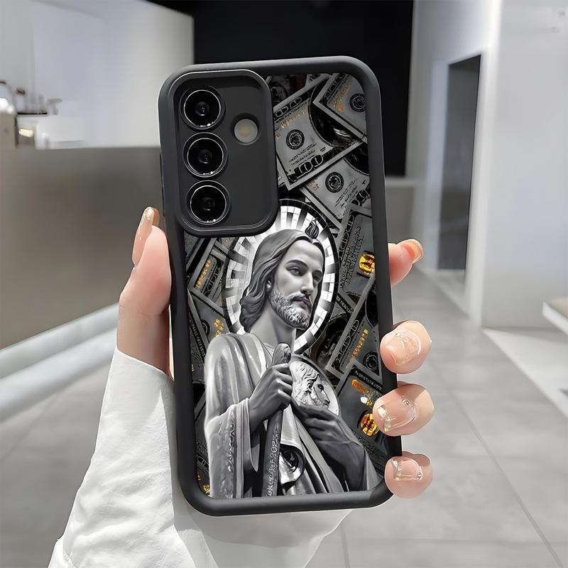 San Judas Tadeo Pattern Phone Case, Enhanced Camera Protection ...