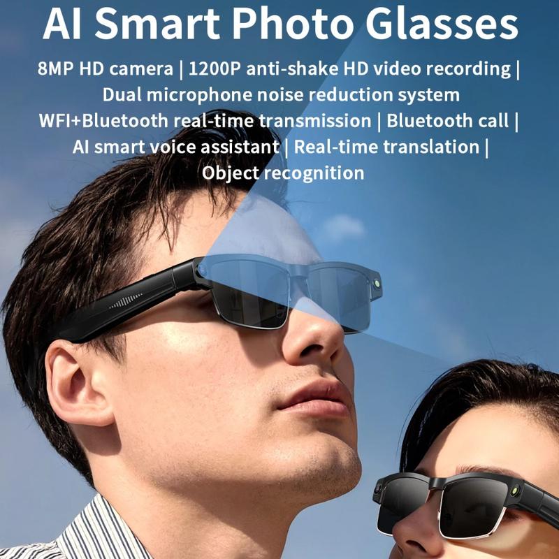 Smart Glasses With Camera Smart Camera Glasses For Photos Audio Video ...