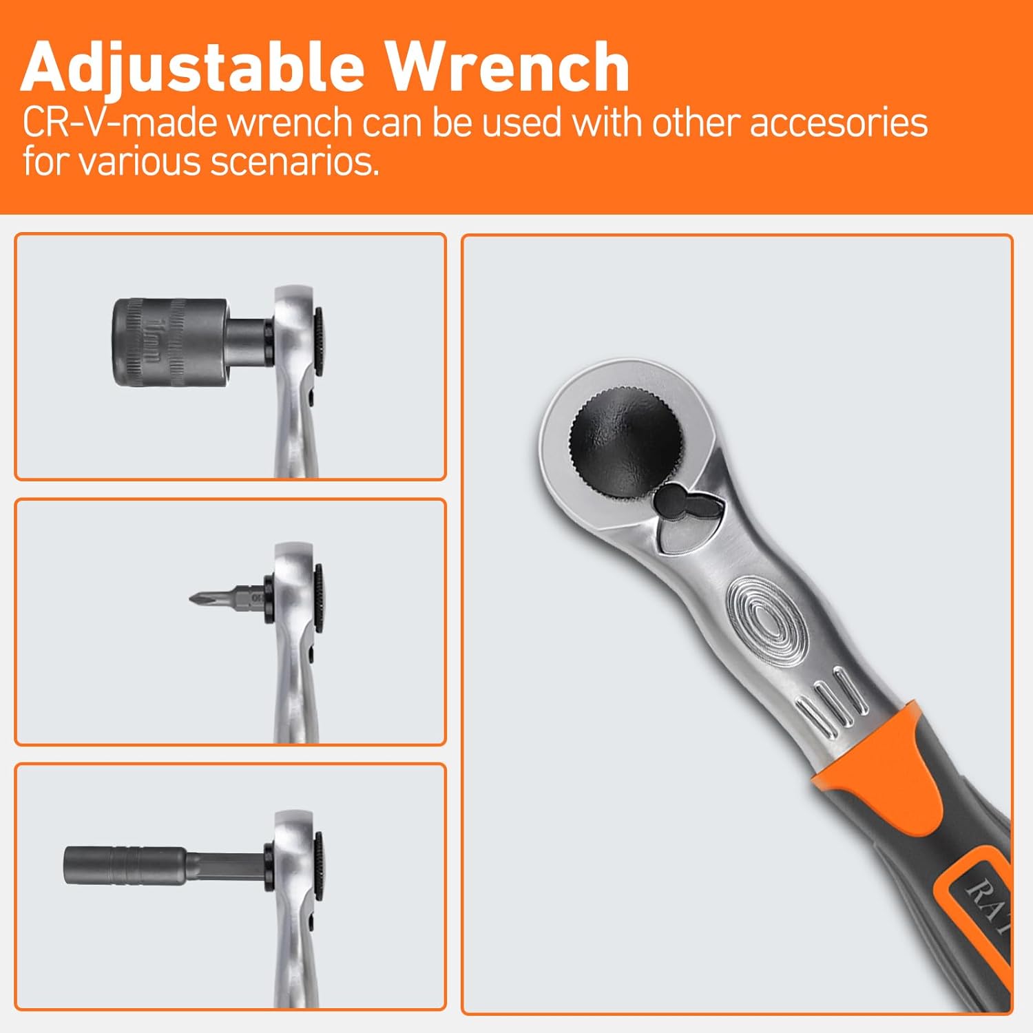 Ratcheting Set: 38-in-1 Ratchet Tools Versatile Tools for Mechanics and ...