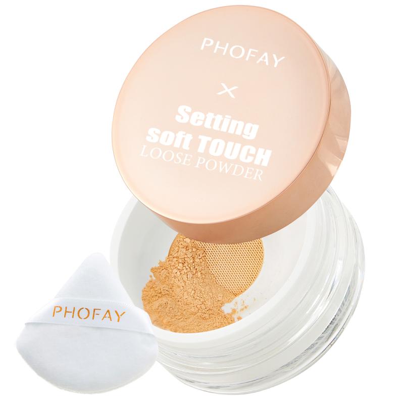 PHOFAY Translucent Loose Setting Powder - Oil Control Matte Face Powder ...