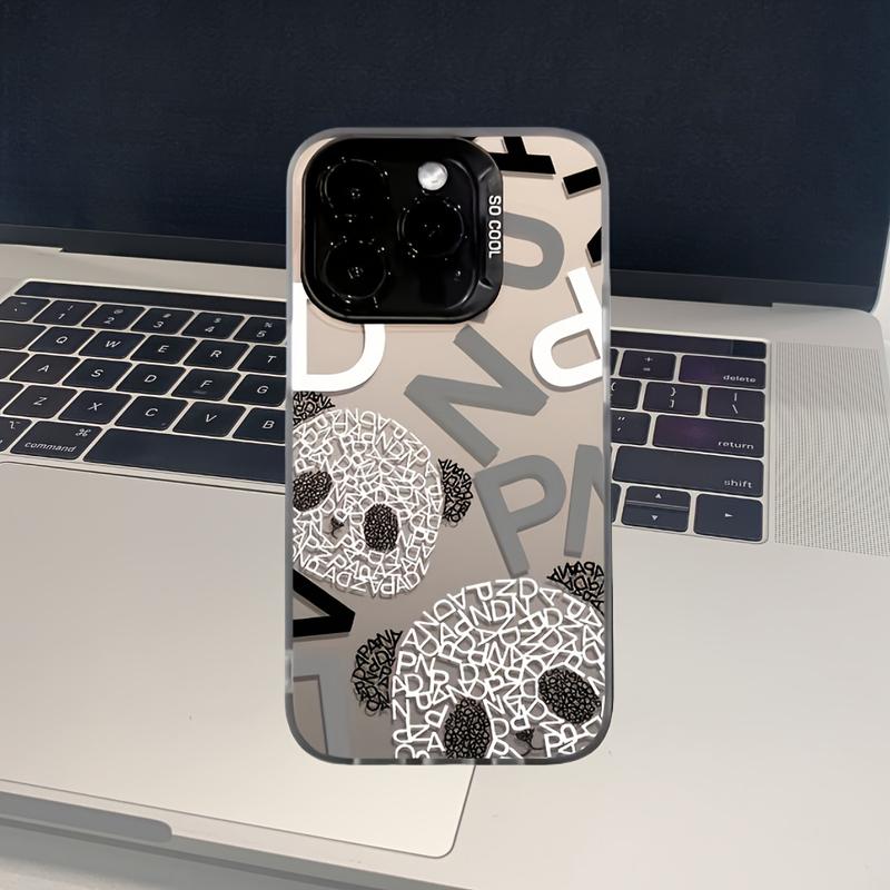 Letter Panda case for iPhone 16 15 14 13 12 11 Pro Max Plus XS X XR ...
