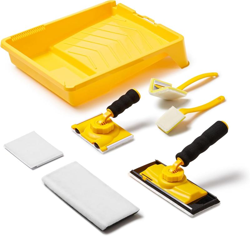 Edger Tool Kit, 9 Inch Pad Set, 7 count Edger with Trim, Touch-Up Pad ...