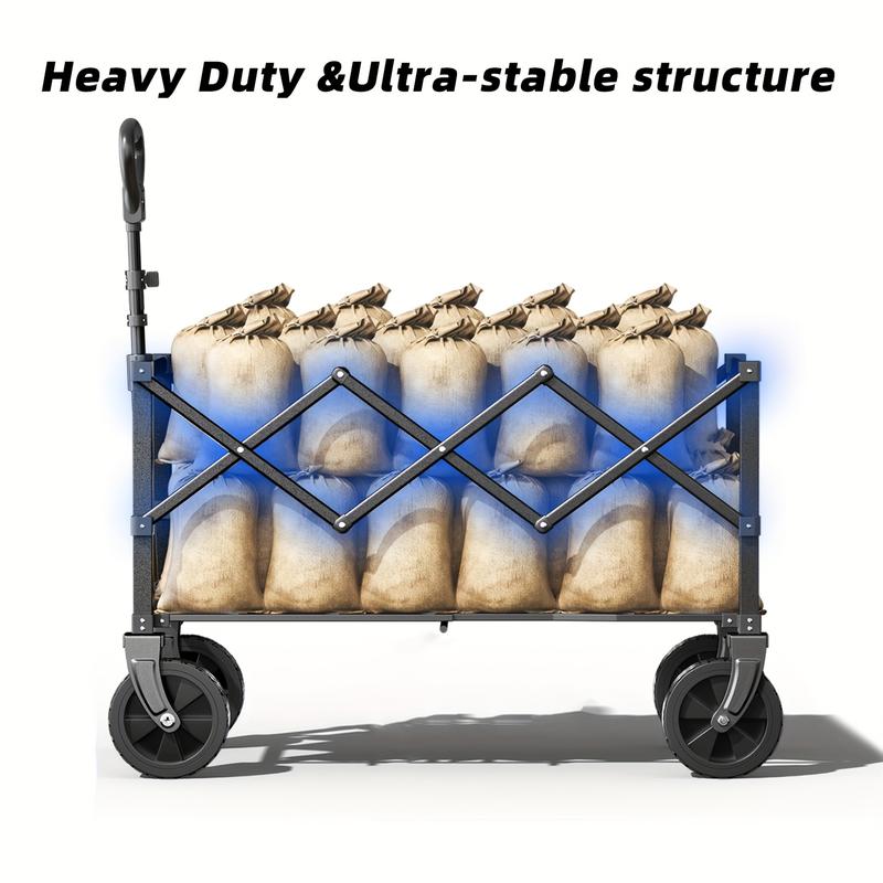 330-650 lbs Large Capacity Camping Trolley, Suitable for Various ...
