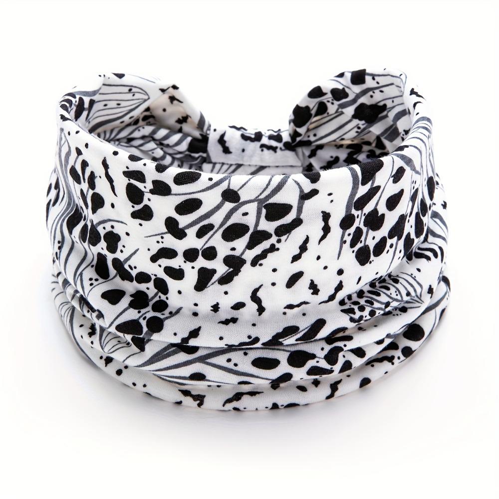 Viral Boho Headbands – 5-Pack Paisley Stretch Sweat-Wicking Hair Bands ...