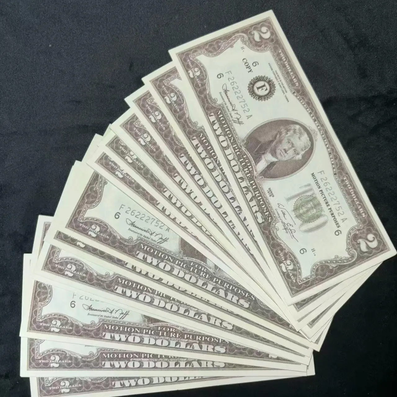 100pcs Pet Memorial Dollar Props Paper, Multi-Denomination American ...