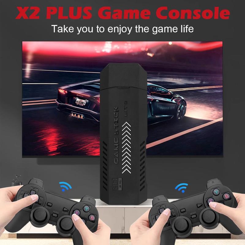 256G 58,000 Games GD10 Plus Game Stick 4K HD Video Game Console 2.4G ...