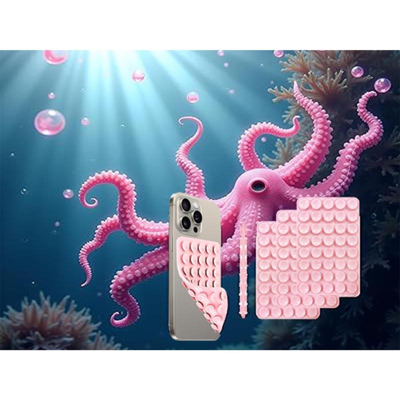 3 Pack Octo Suction Octobuddy Octo Buddy Double Sided Octo Buddy Phone ...