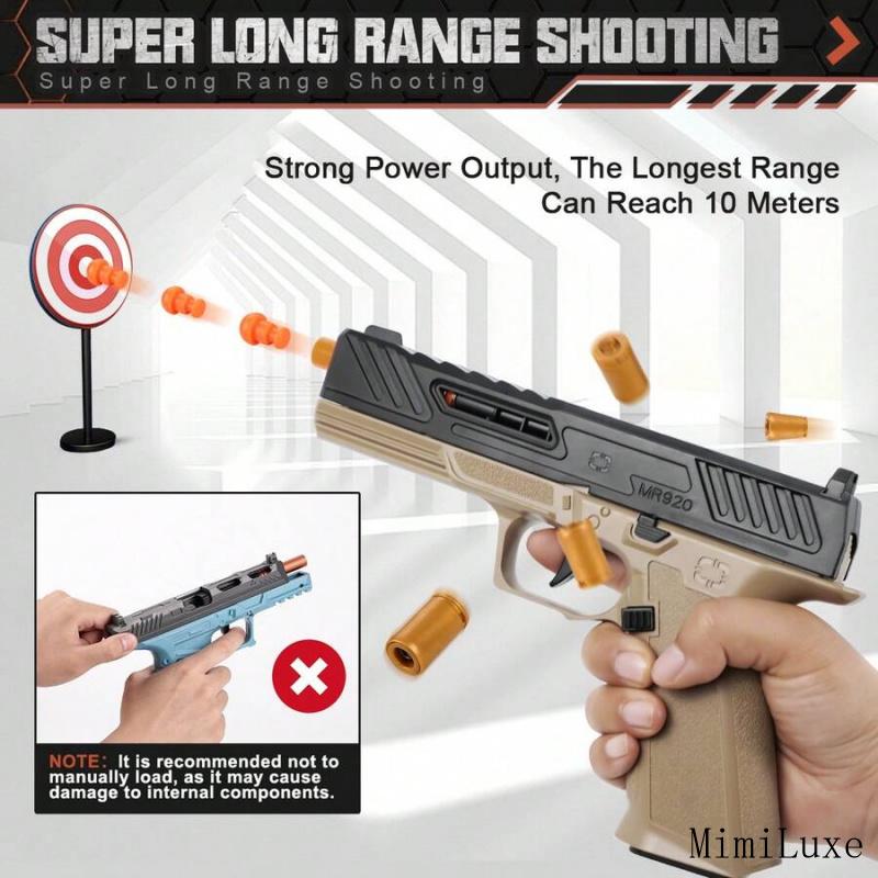 MR920 Toy Gun, Soft Bullet Gun For , Emy Shell Ejecting Toy Gun Pistol ...