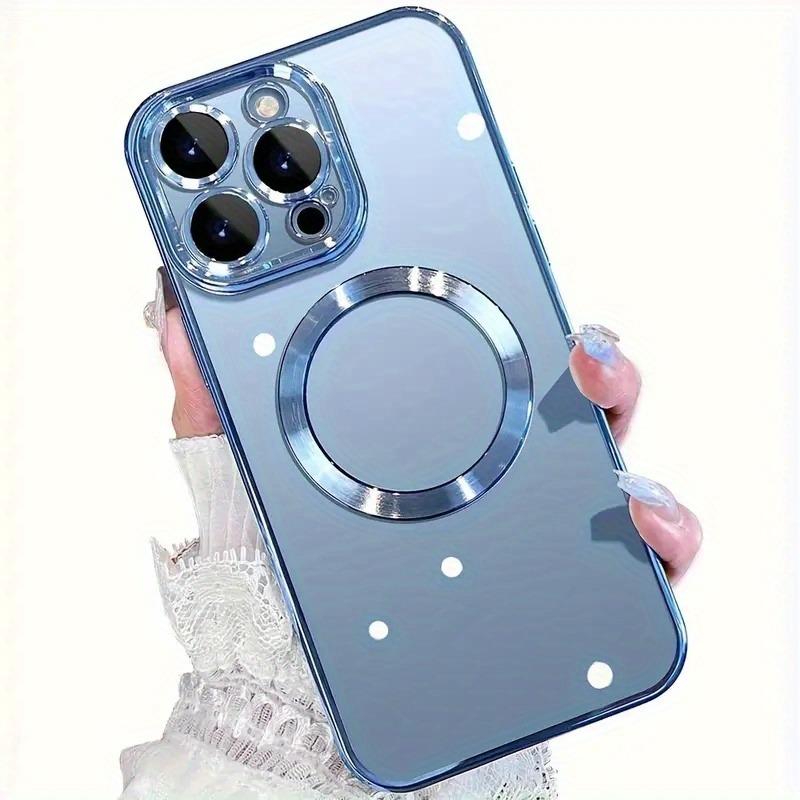 Luxury Plating Magnetic Wireless Charging Case Bundle For iPhone 11/12 ...