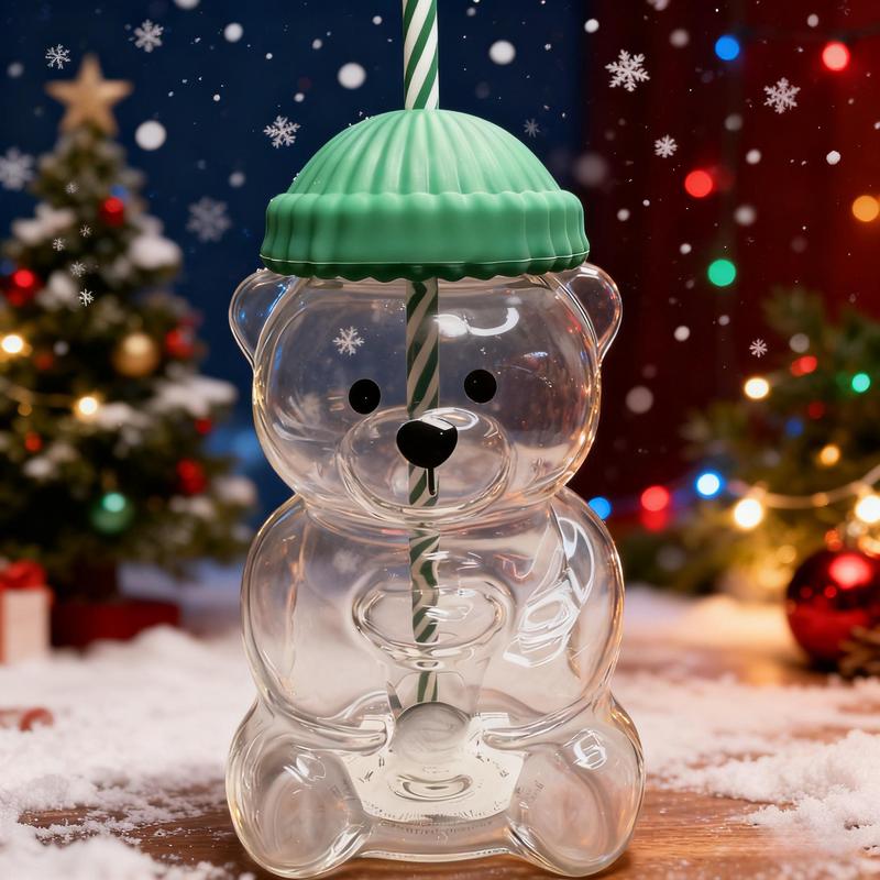 Viral Bearista cold Cup for 2025 Holiday Collection,Nostalgia Cute Bear ...