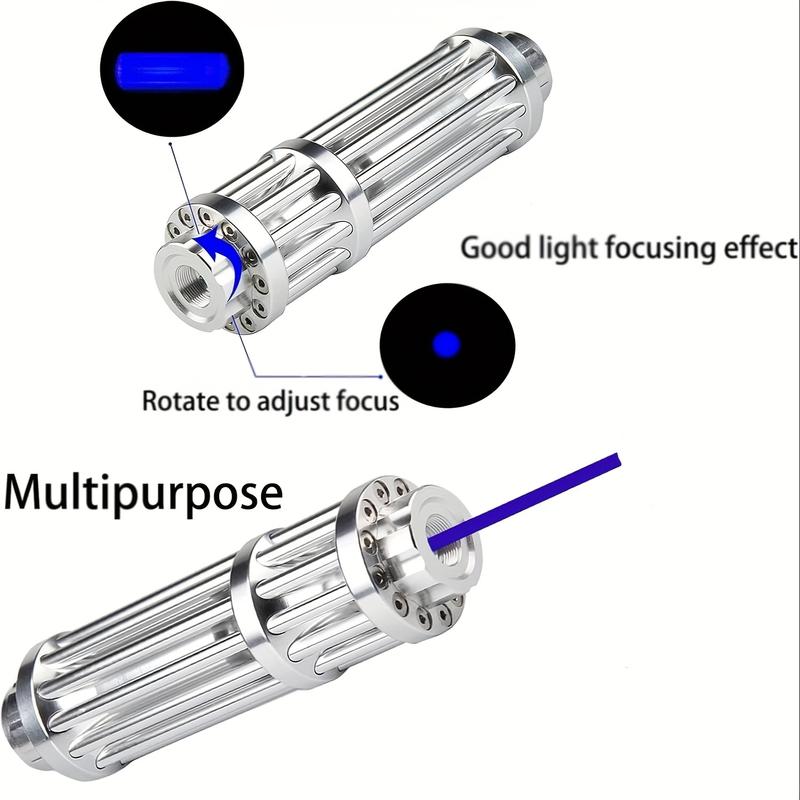 White Pointer with Adjustable Focus - Blue/Green/Red Lasers, USB Type-C ...