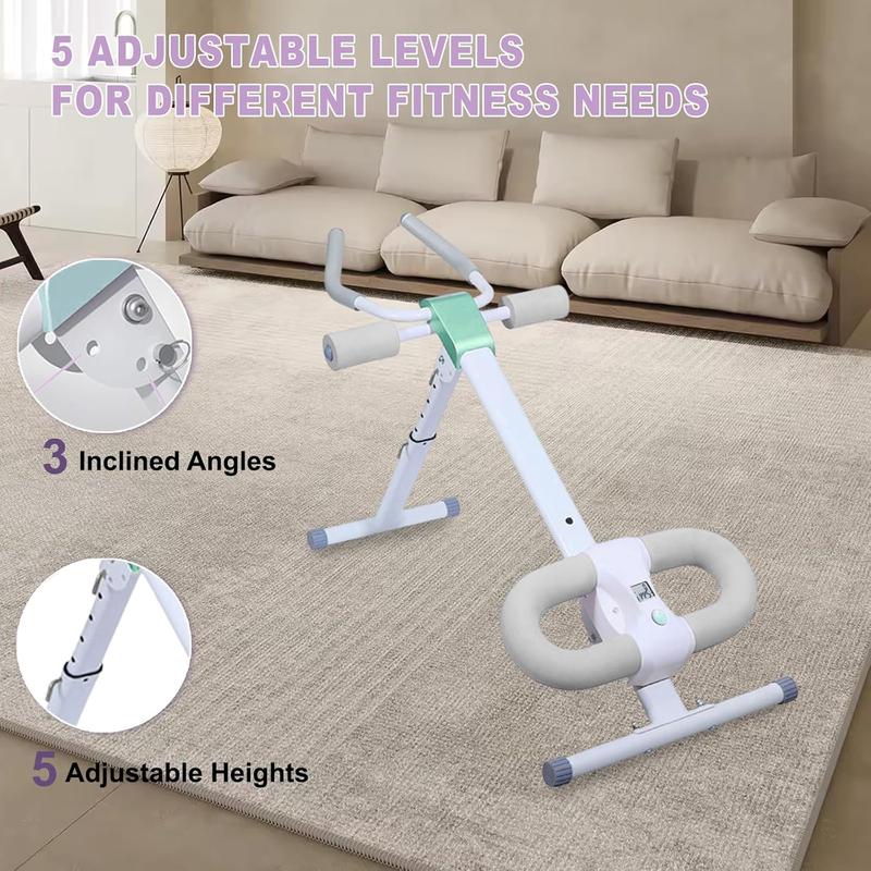 Ab Workout Equipment Trainer, Adjustable Ab Machine at Home Gym ...