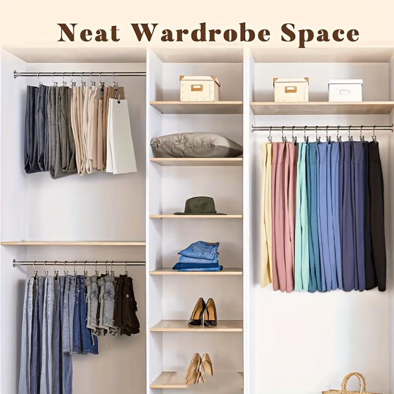 20pcs Stainless Steel Multi-Use Clips with Hooks - Portable Hangers for ...