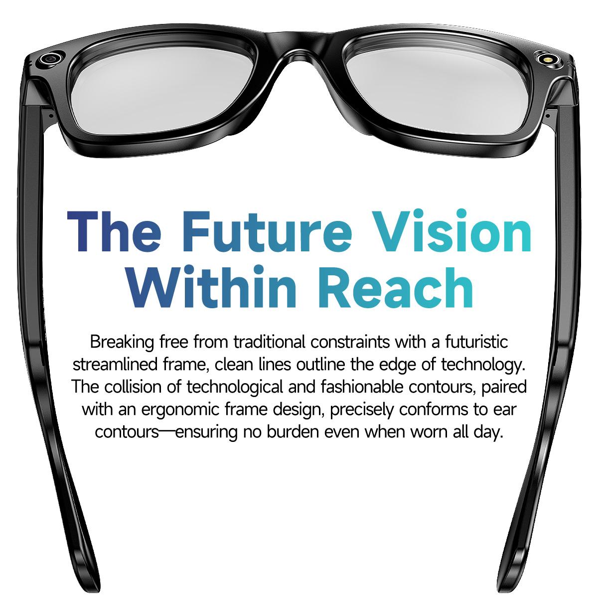 New Upgrade Smart glasses With Camera Video Recording AI Photo ...