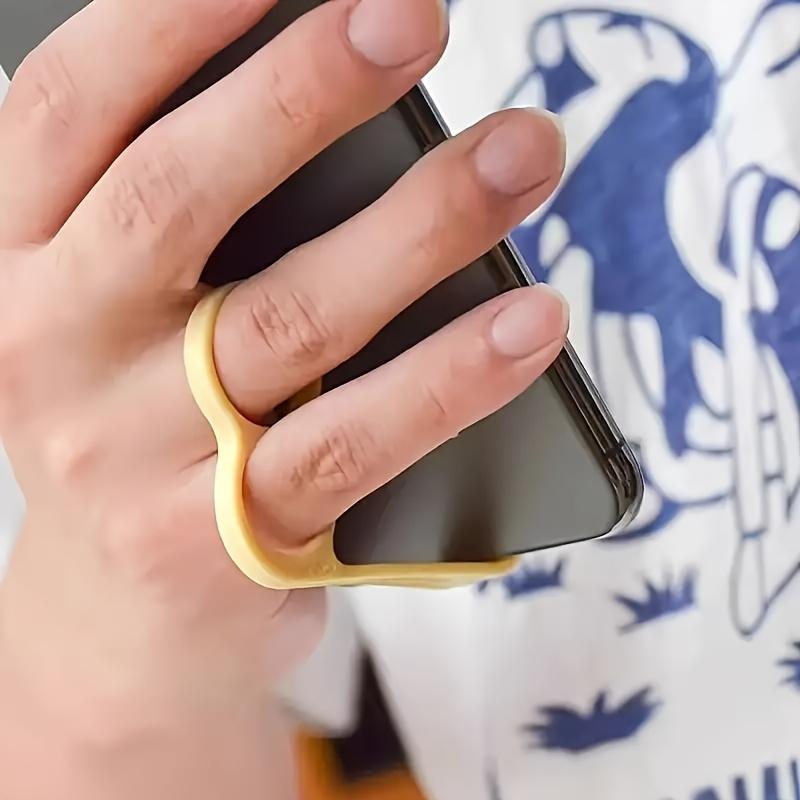 4-Pack Creative Phone Gripper & Stand – Non-Slip Thumb Ring Holder ...