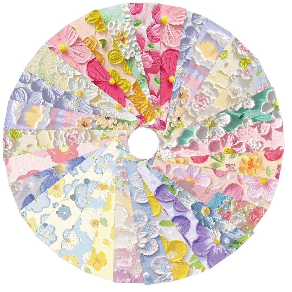 Flower Pattern Bookmark, 24pcs/set Colorful Bookmark Card, Reading ...