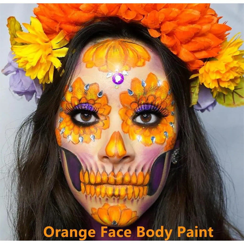 6 Colors Washable Cream Face & Body Paint Palette, Professional SFX ...