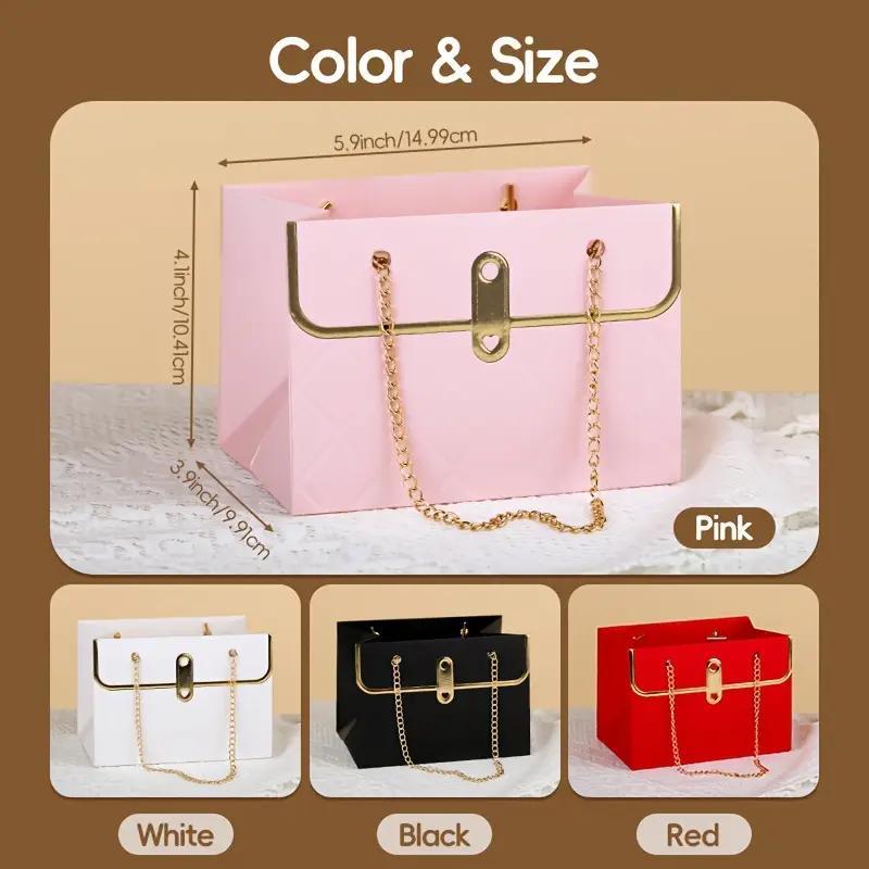 Flower Shop Gift Box Design Set, 5 Counts/set Paper Bag with Sturdy ...