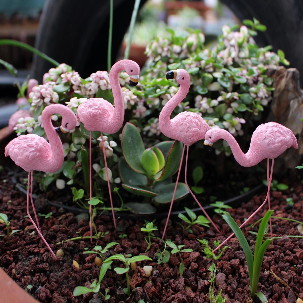 Flamingo Design Garden Decoration, Creative Outdoor Garden Decoration ...