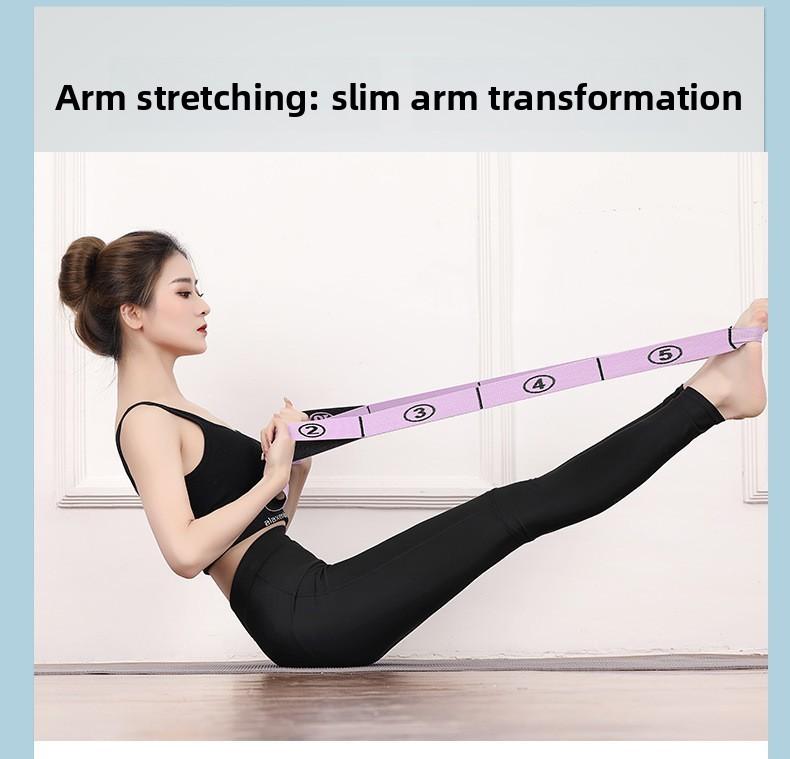 Middle-aged and elderly waist and leg exercise auxiliary tension belt ...