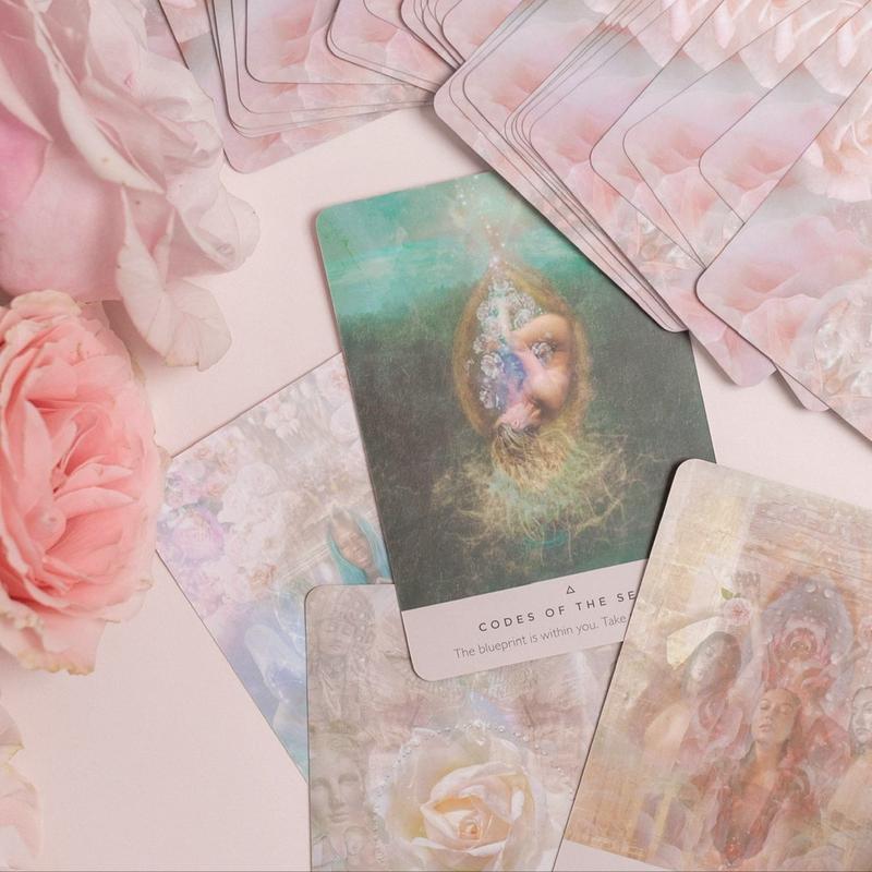 The Rose Oracle Card Game, 1 Box Romantic Beautiful Design Pattern Card ...