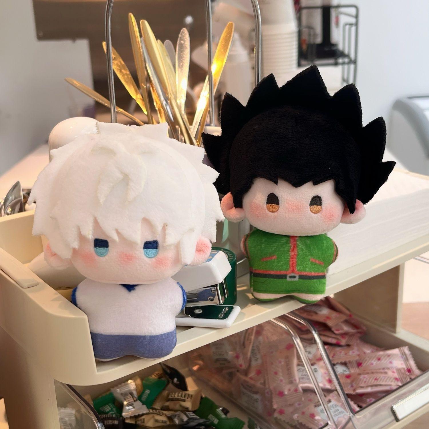 Stuffed 10cm Anime HxH Killua Zoldyck Gon Freecss Doll Kawaii Plush Toy ...