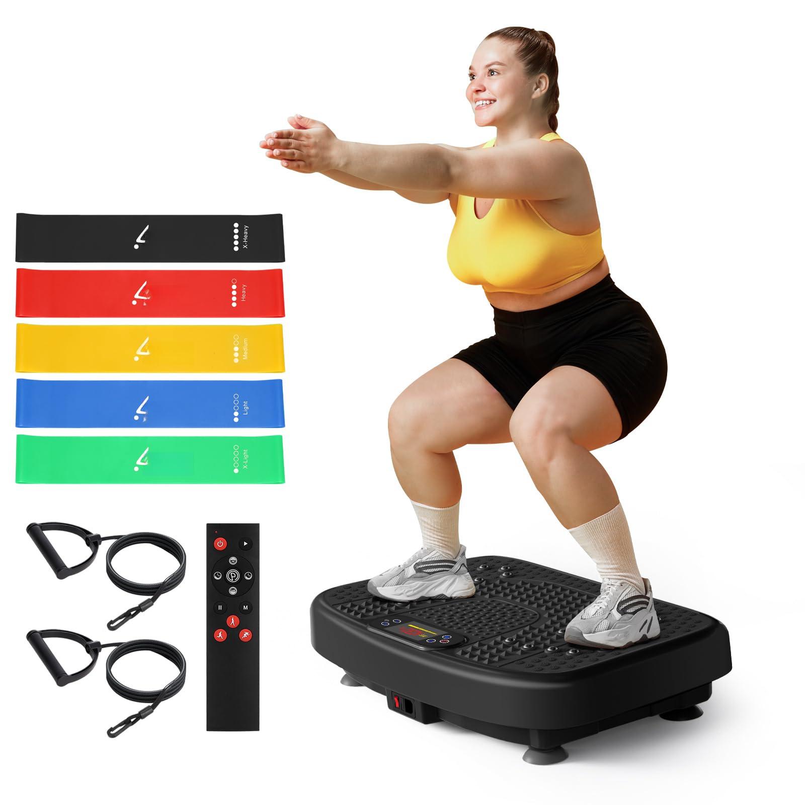 Vibration Plate Exercise Machine For Lymphatic Drainage Power Vibrate ...