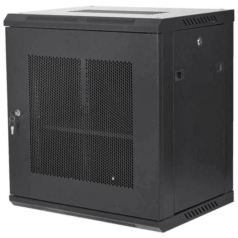VEVOR 9U Wall - Mounted Server Network Cabinet, 15.5'' Depth, Secure ...