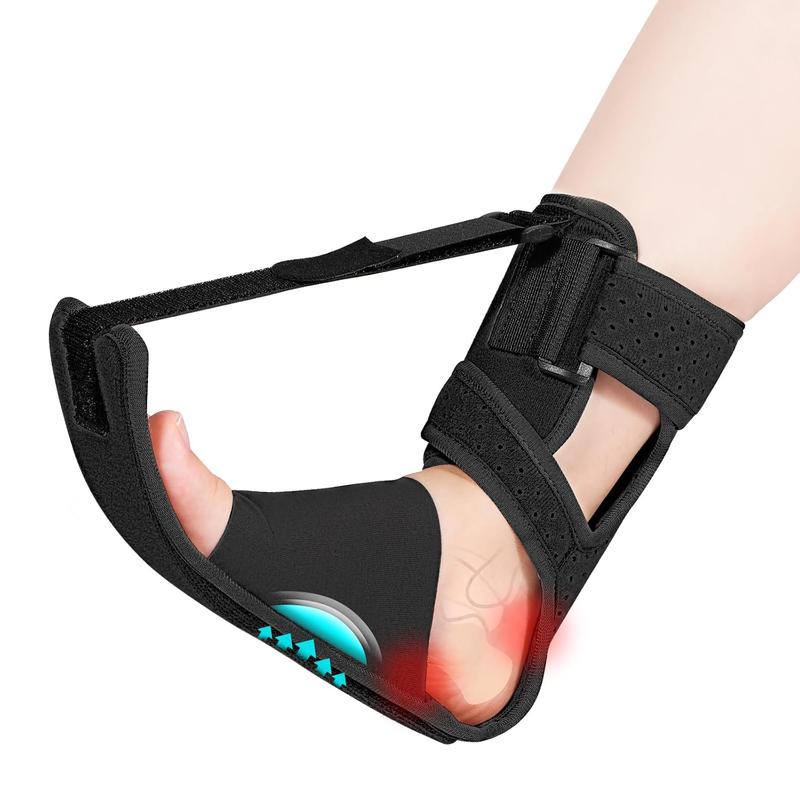 Upgraded Plantar Fasciitis Night Splint with Adjustable Straps & Arch ...
