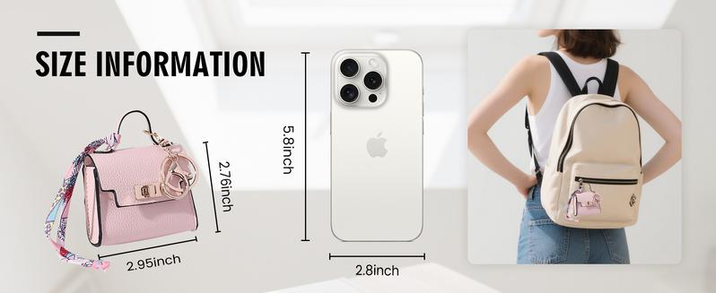 Kelly Bag Organiser Mini Lipstick Storage Bag 2Counts PVC Material 7.5L ...