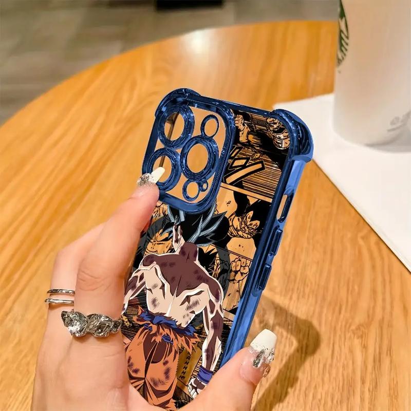 Saiyan B-Balls Anime D-Dragons Black Phone Case Compatible with for ...