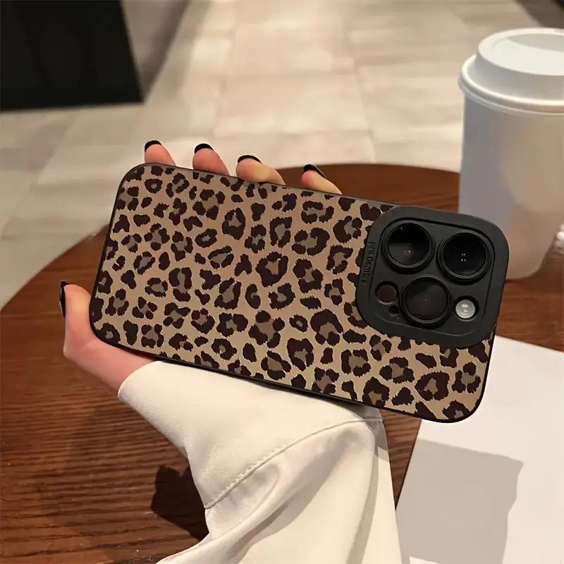 Black-eyed yellow leopard print personalized phone case suitable for ...