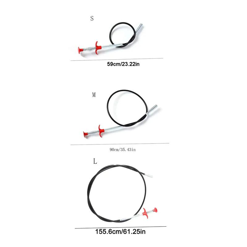 Stainless Steel Sewer Unclogging Tool, 1 Count Portable Reusable ...