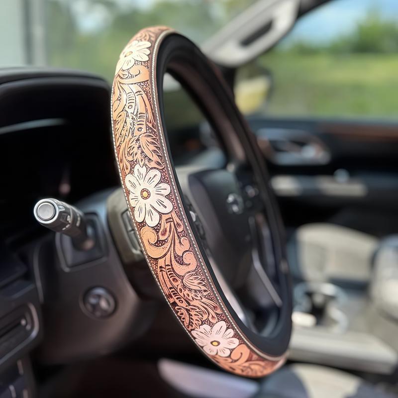 Hot Selling New Car Steering Wheel Cover with Inner Ring Elastic Band ...