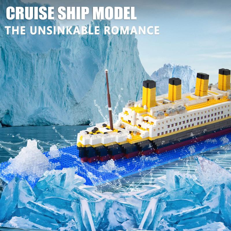 Cruise Ship Design Building Blocks (1 Set), 3D Building Blocks, STEM ...