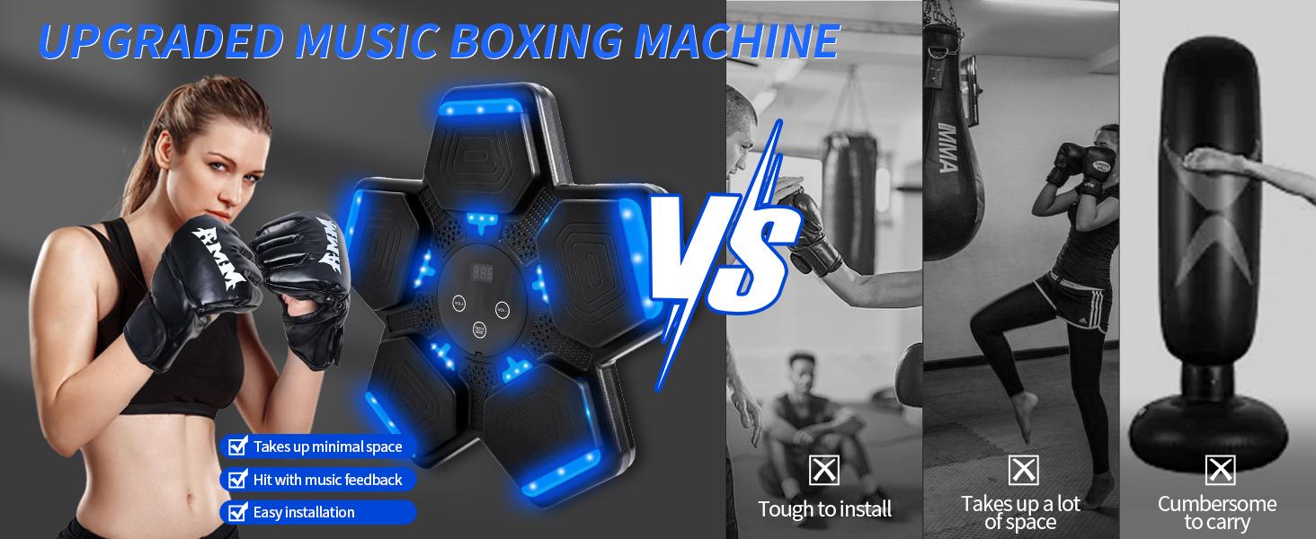 Music Boxing Machine for Adults and Kids, Smart Bluetooth Boxing ...