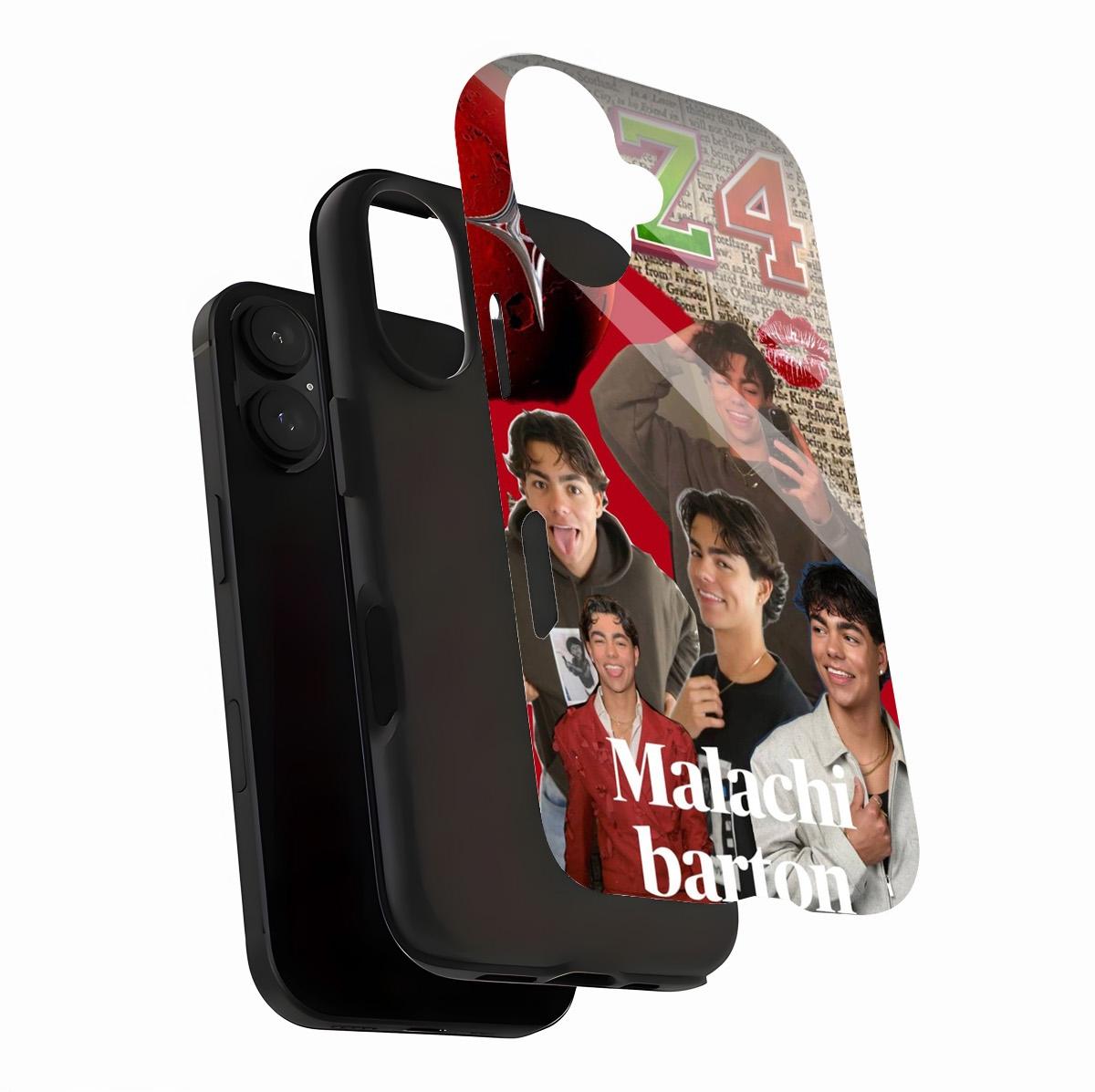 Malachi Barton Celebrity - Inspired Vibrant Collage Mobile iPhone Case ...