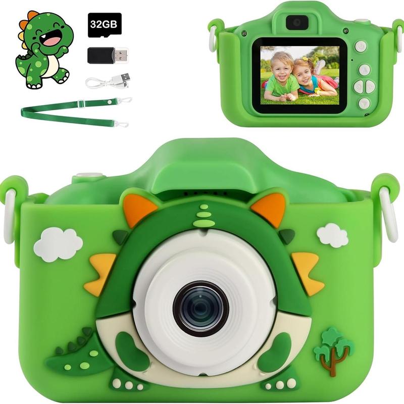 Cartoon Dinosaur Design Digital Camera, USB Rechargeable Video Camera ...