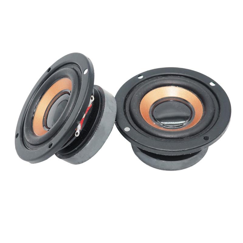 2 pcs/lot 63mm 4 ohm 5W Speakers Subwoofer 45 Core Magnetic Round Bass ...