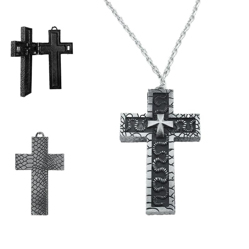 Squids Necklace Game, Cross-Shaped Necklaces with Secret Compartment ...