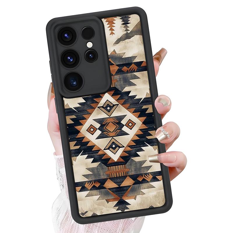 Tribal Geometric Tapestry Pattern Phone Case, Enhanced Camera ...