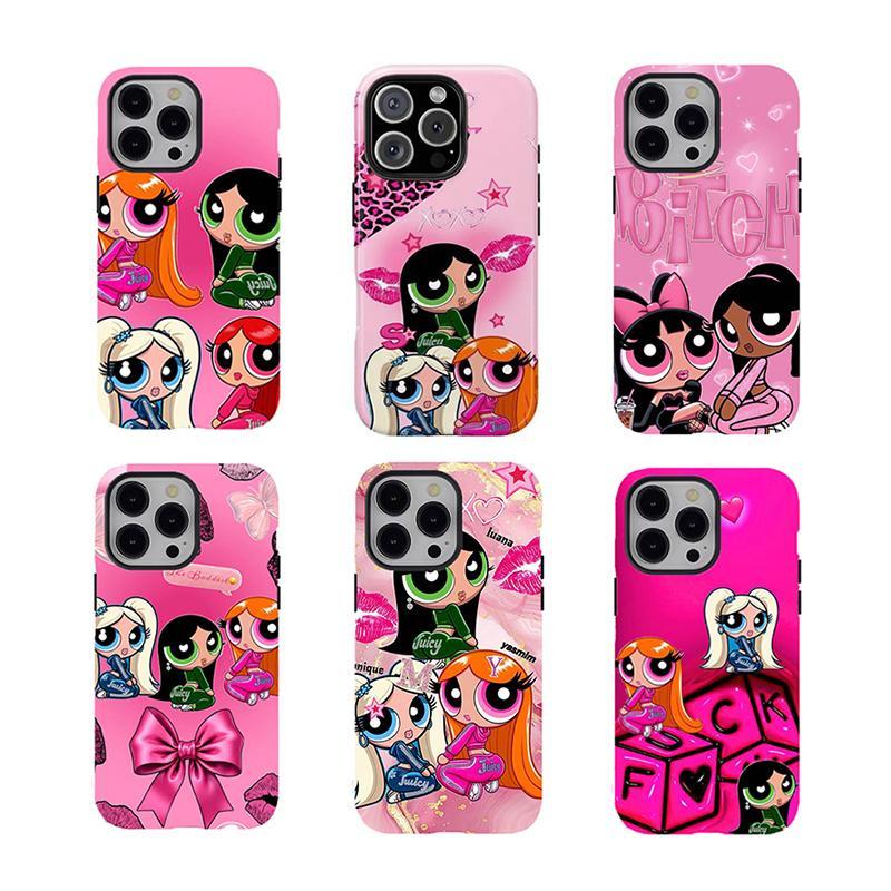 Powerpuff Girls Trick-or-Treat with Vibrant Fall Cartoon Phone Case,for ...